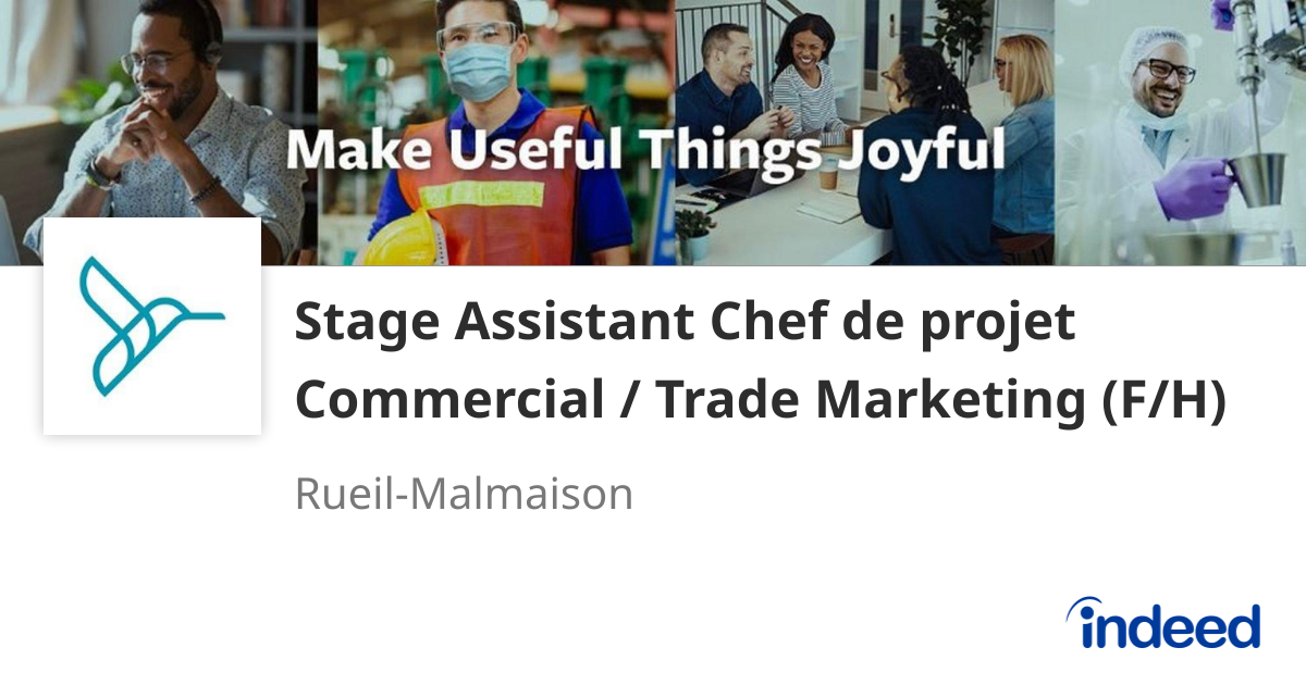 Stage Assistant Chef de projet Commercial / Trade Marketing (F/H ...