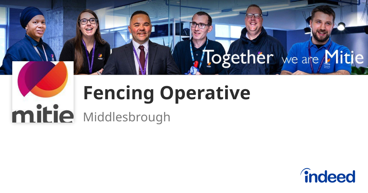 Fencing Operative - Middlesbrough TS2 1RL - Indeed.com