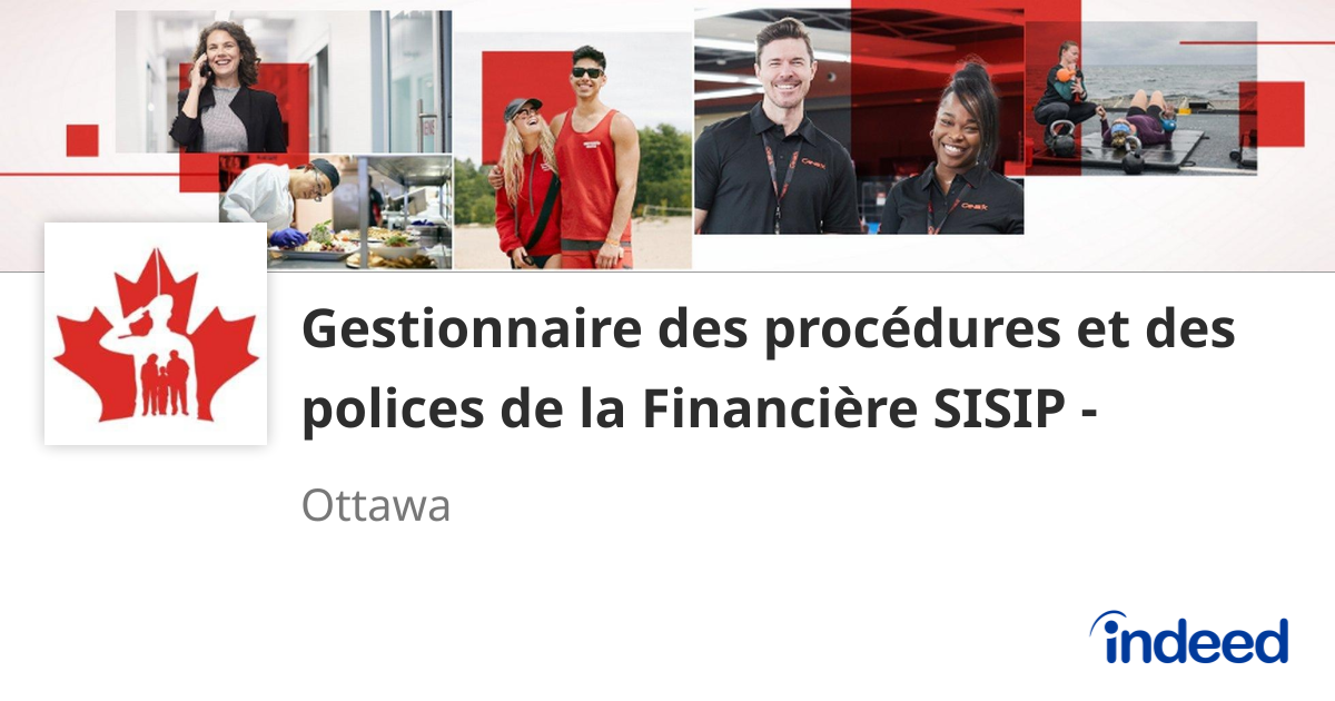 Gestionnaire des procédures et des polices de la Financière SISIP ...