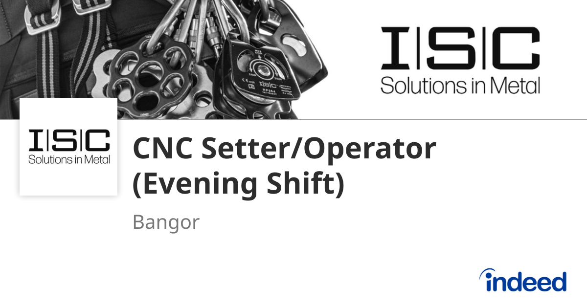 CNC Setter/Operator (Evening Shift) - Bangor LL57 4YH - Indeed.com