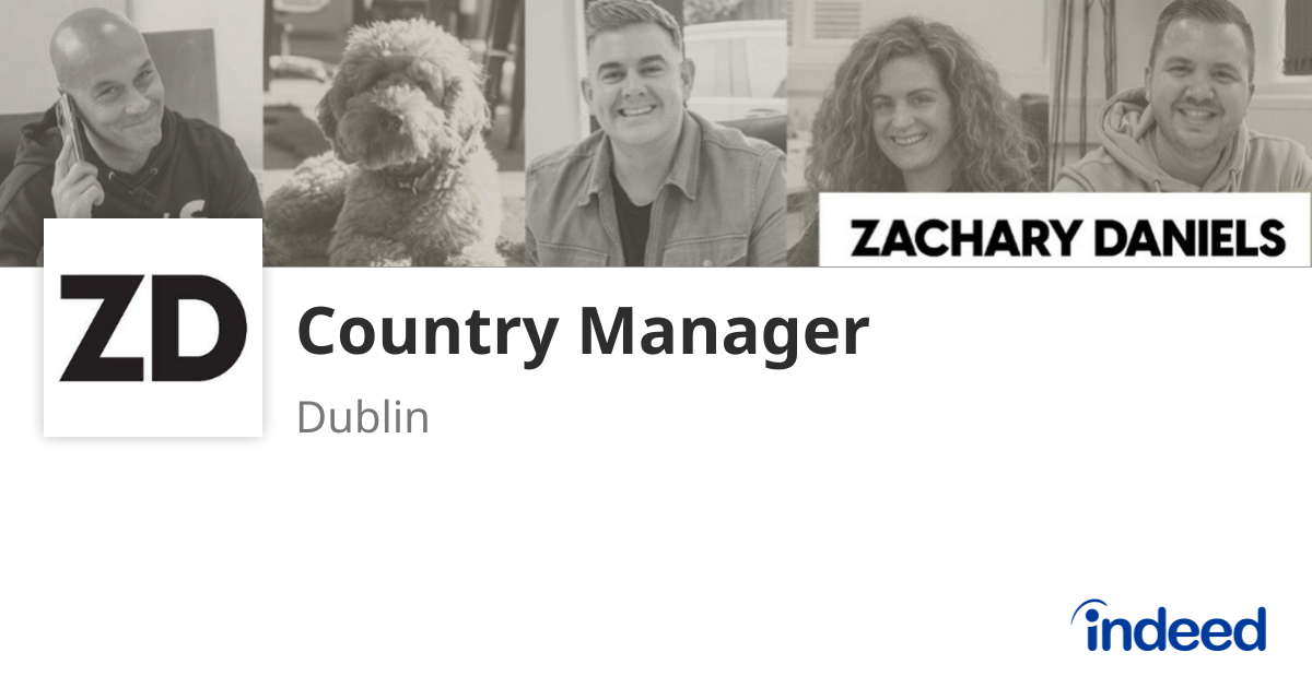 Country Manager - Dublin, County Dublin - Indeed.com
