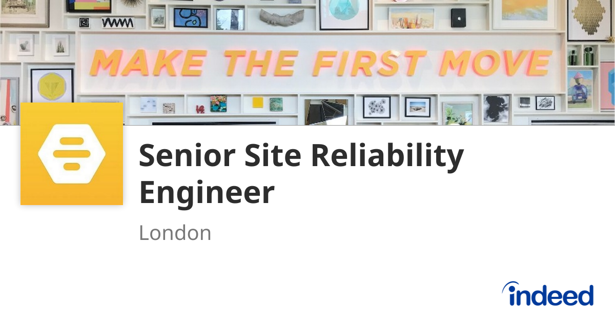 Senior Site Reliability Engineer - London - Indeed.com