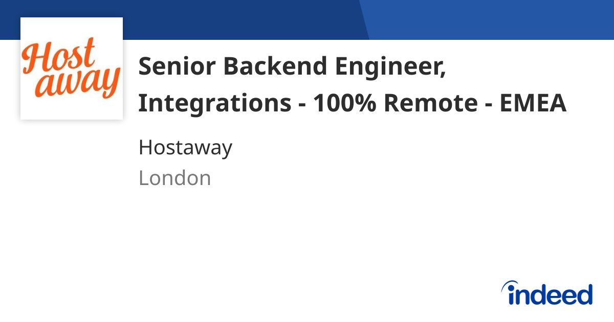 Senior Backend Engineer, PHP/Go - 100% Remote - Europe - London - Indeed.com