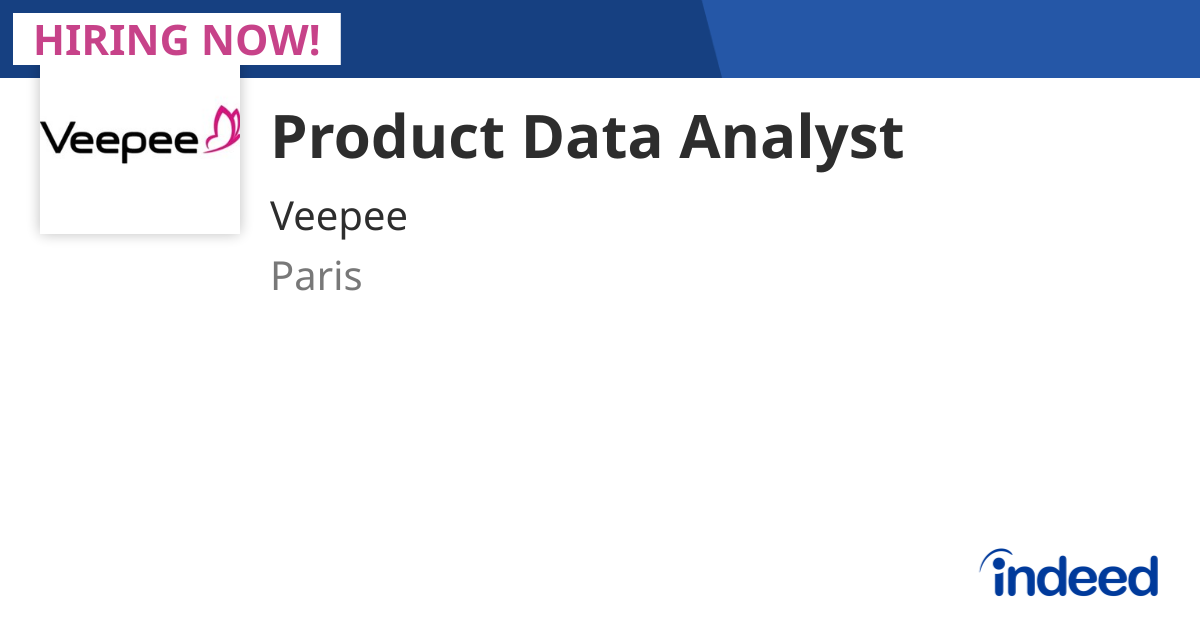 Product Data Analyst - Paris (75) - Indeed.com