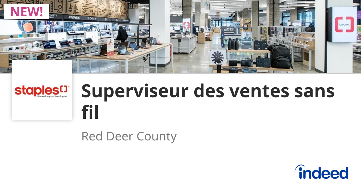 Superviseur des ventes sans fil - Red Deer County, AB - Indeed.com
