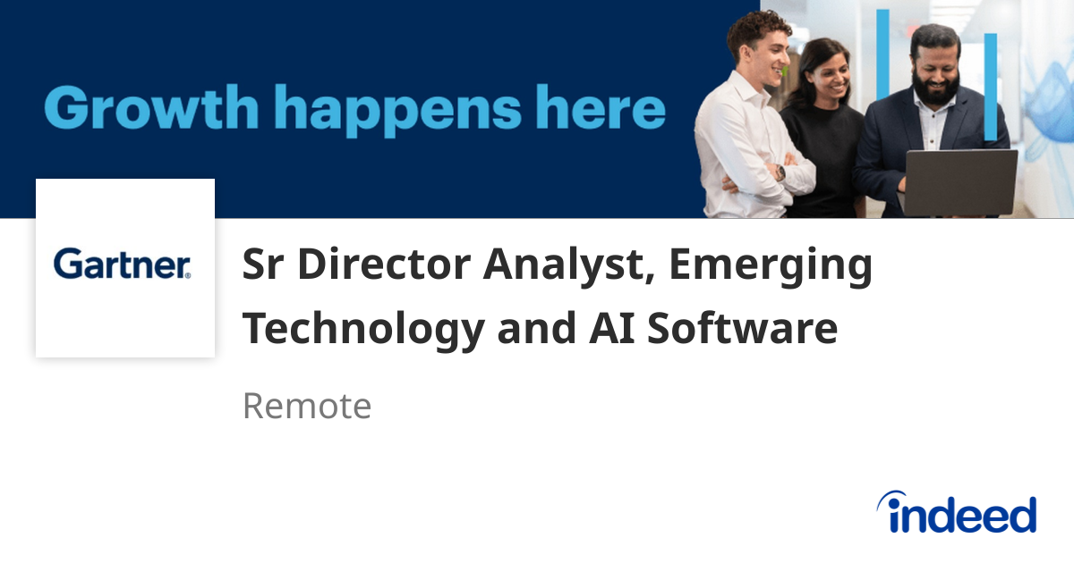 Sr Director Analyst, Emerging Technology and AI Software Engineering (Remote UK) - Remote ...