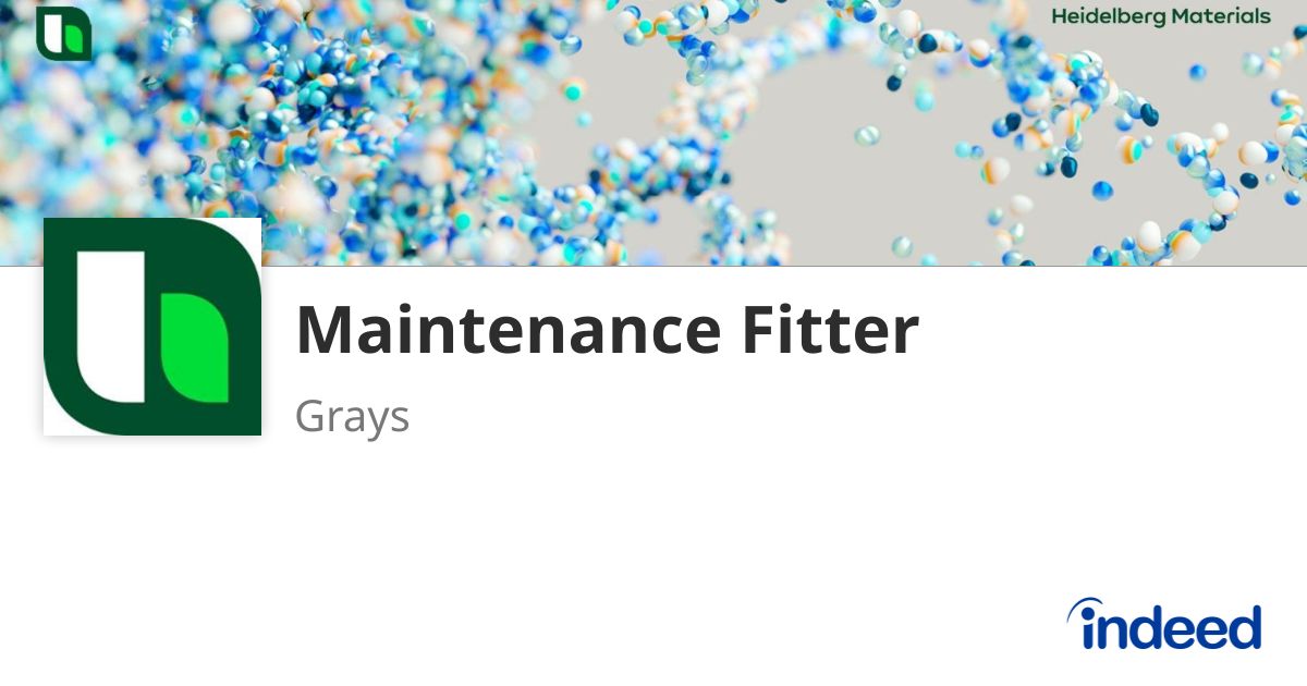 Maintenance Fitter - Grays - Indeed.com