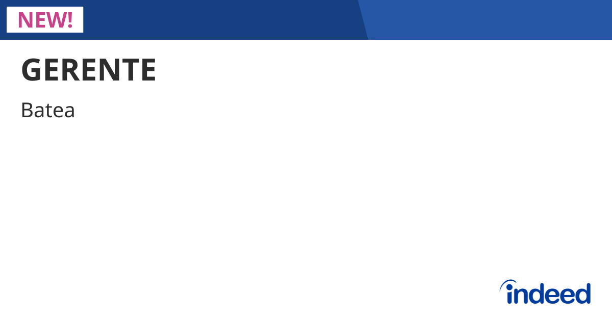 GERENTE - Donostia-San Sebastián, Guipúzcoa provincia - Indeed.com