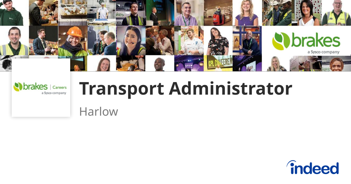 Transport Administrator - Harlow - Indeed.com