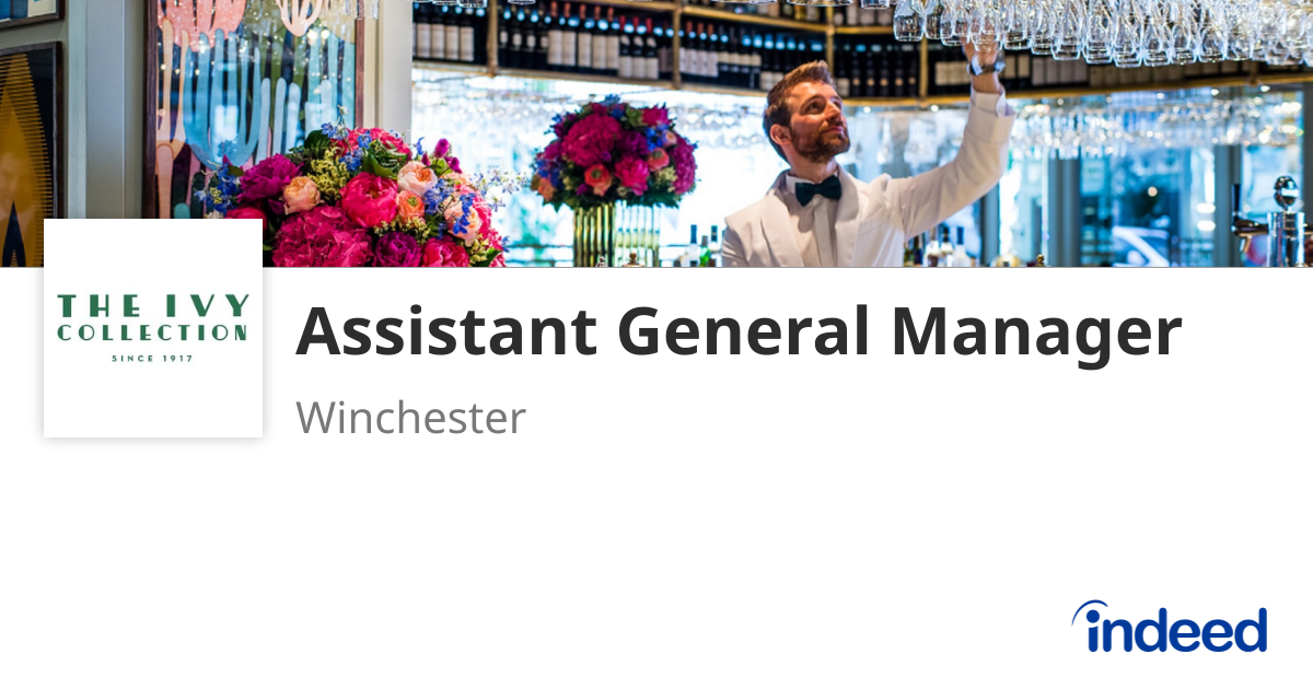 Assistant General Manager - Winchester SO23 9AH - Indeed.com