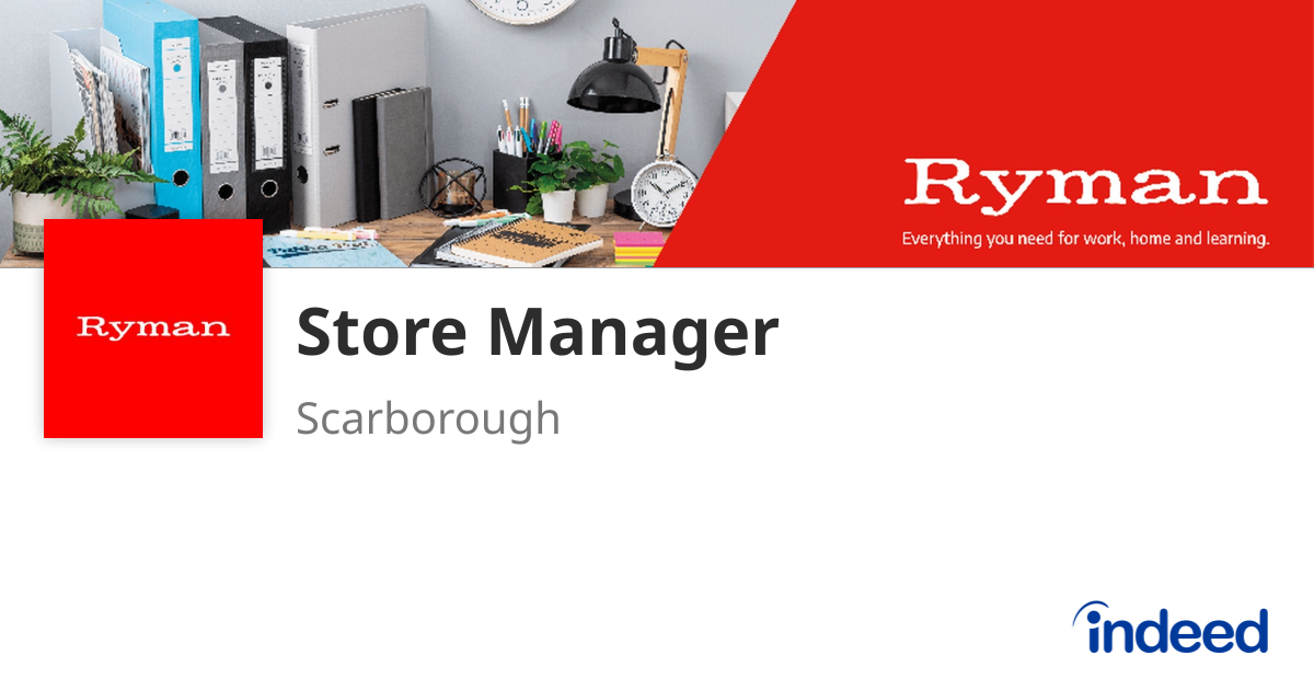 Store Manager - Scarborough YO11 1UE - Indeed.com