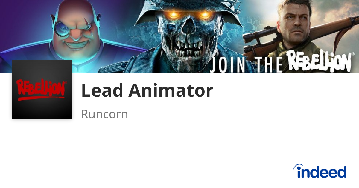 Lead Animator - Runcorn - Indeed.com