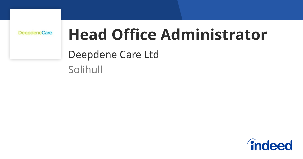 Head Office Administrator - Solihull B91 3DA - Indeed.com
