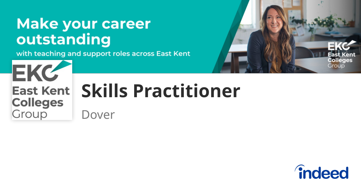 Skills Practitioner - Dover - Indeed.com