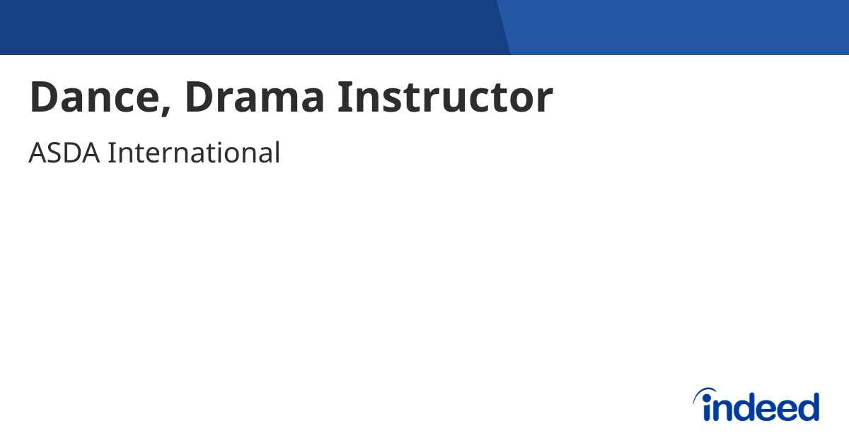 Dance Drama Instructor Hyderabad Telangana Indeed dance-drama-instructor-hyderabad-telangana-indeed