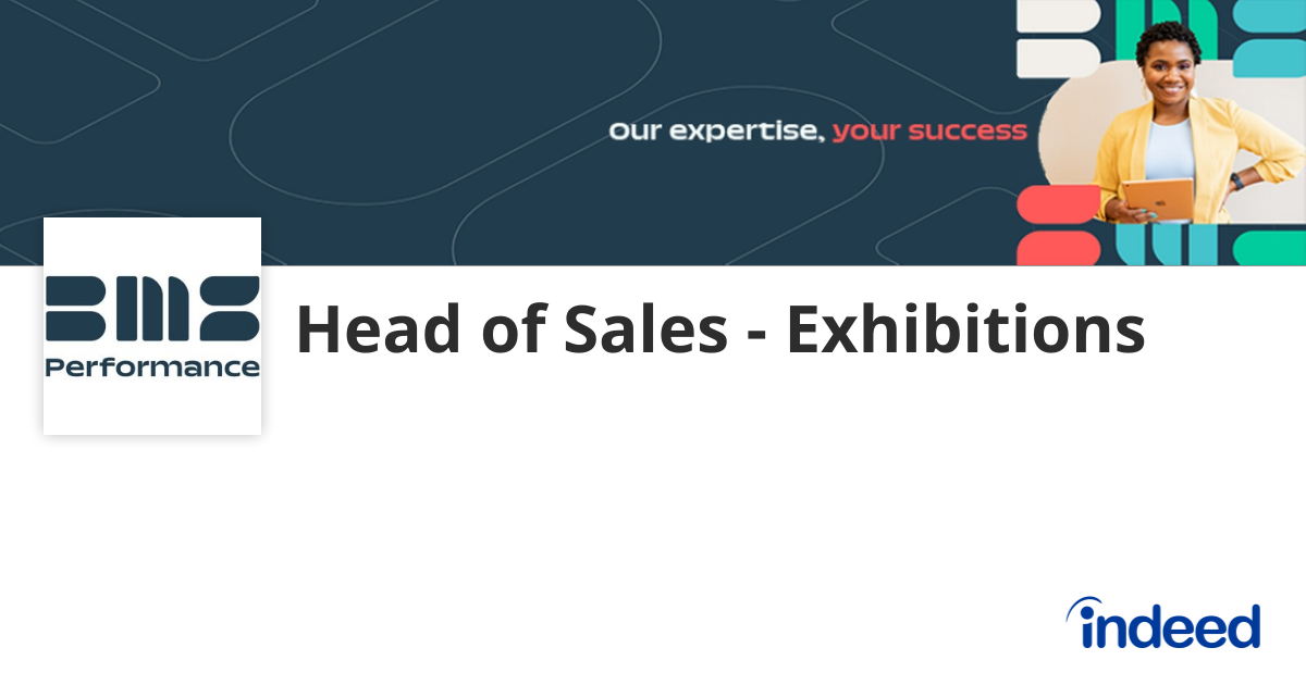 Head of Sales - Exhibitions - Essex - Indeed.com