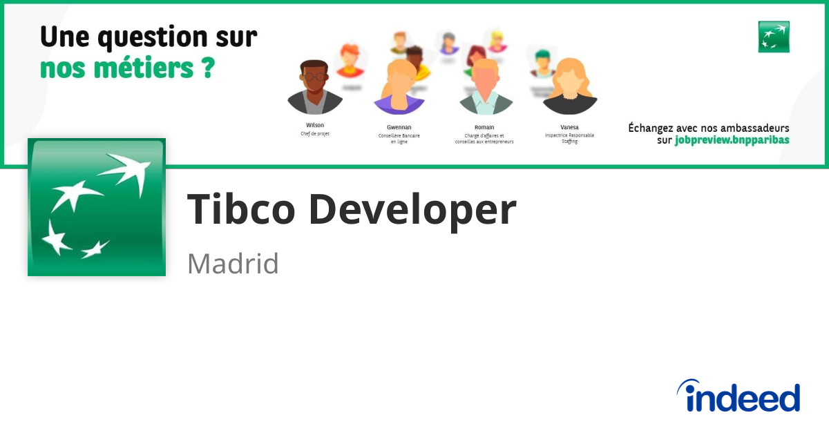Tibco Developer - Madrid, Madrid provincia - Indeed.com