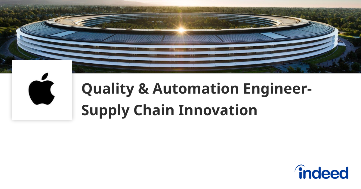 Quality & Automation Engineer- Supply Chain Innovation - Hyderabad, Telangana - Indeed.com