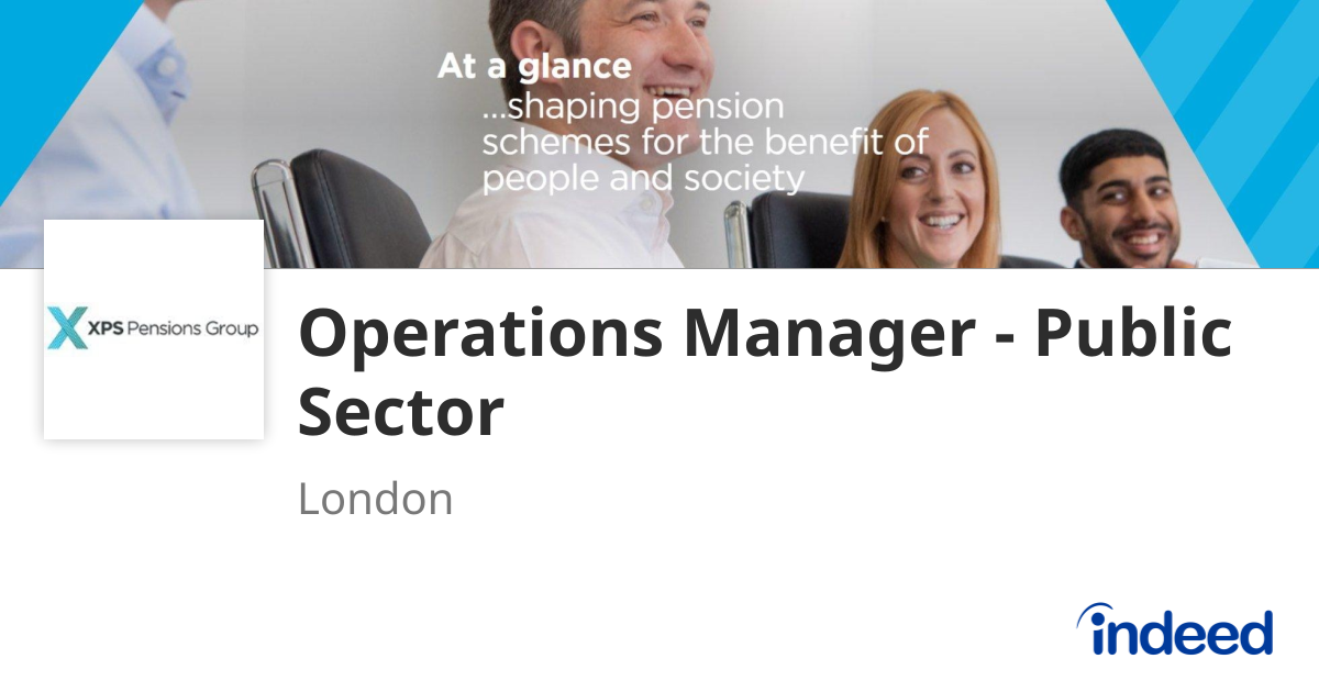Operations Manager - Public Sector - London - Indeed.com