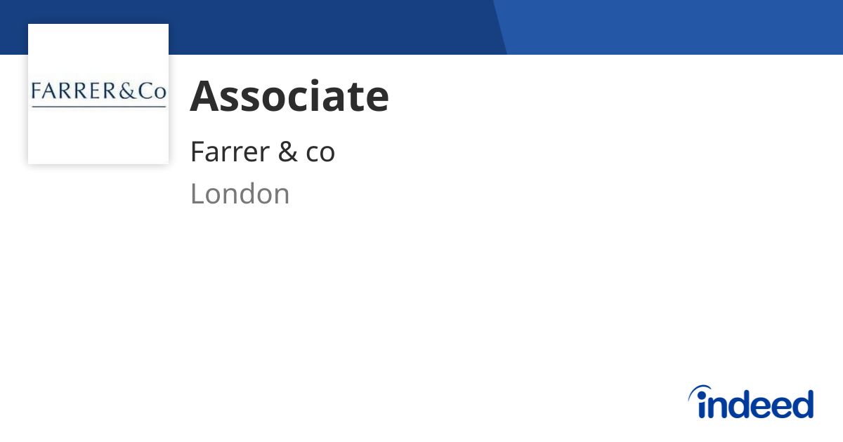 Associate - London - Indeed.com