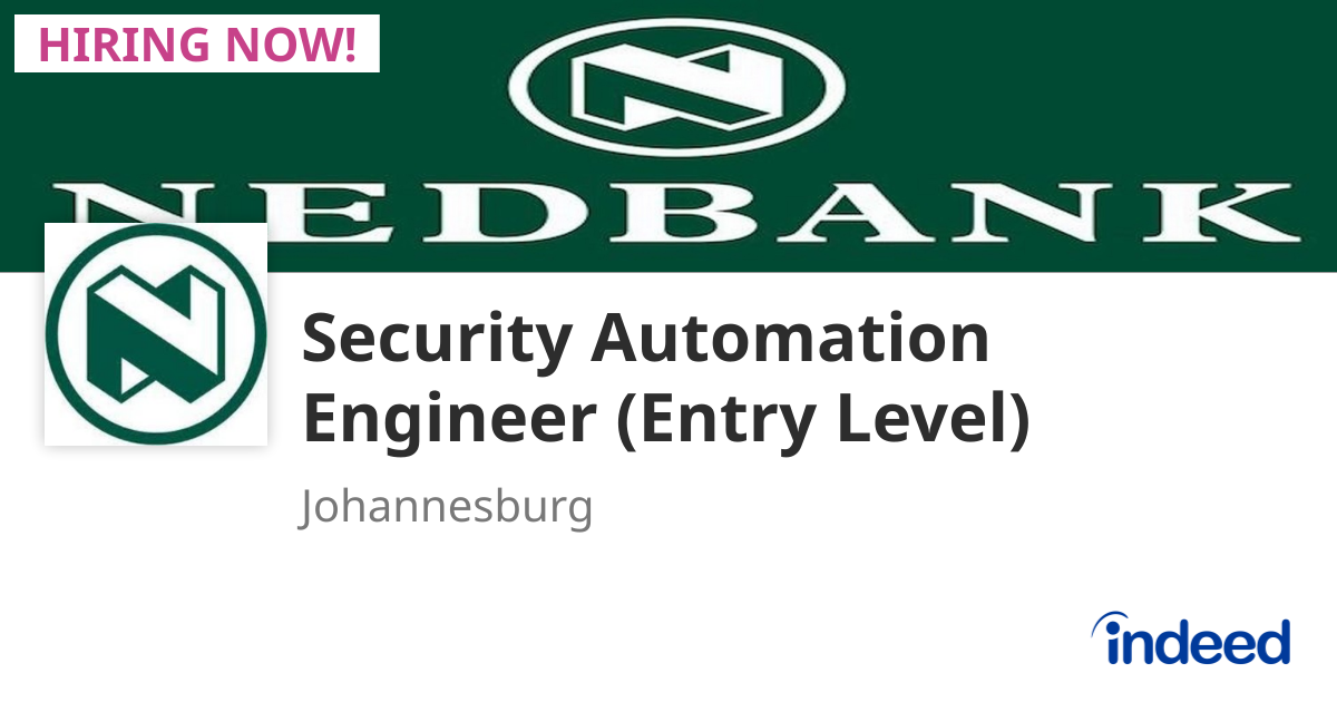 Security Automation Engineer (Entry Level) - Johannesburg, Gauteng ...