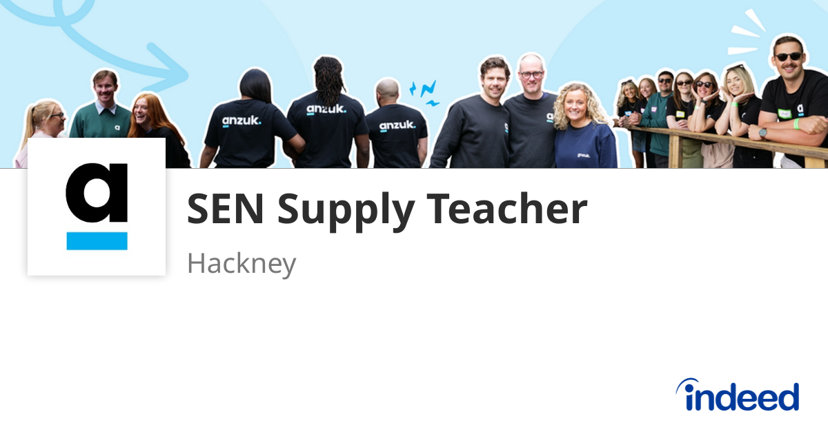 SEN Supply Teacher - Hackney - Indeed.com