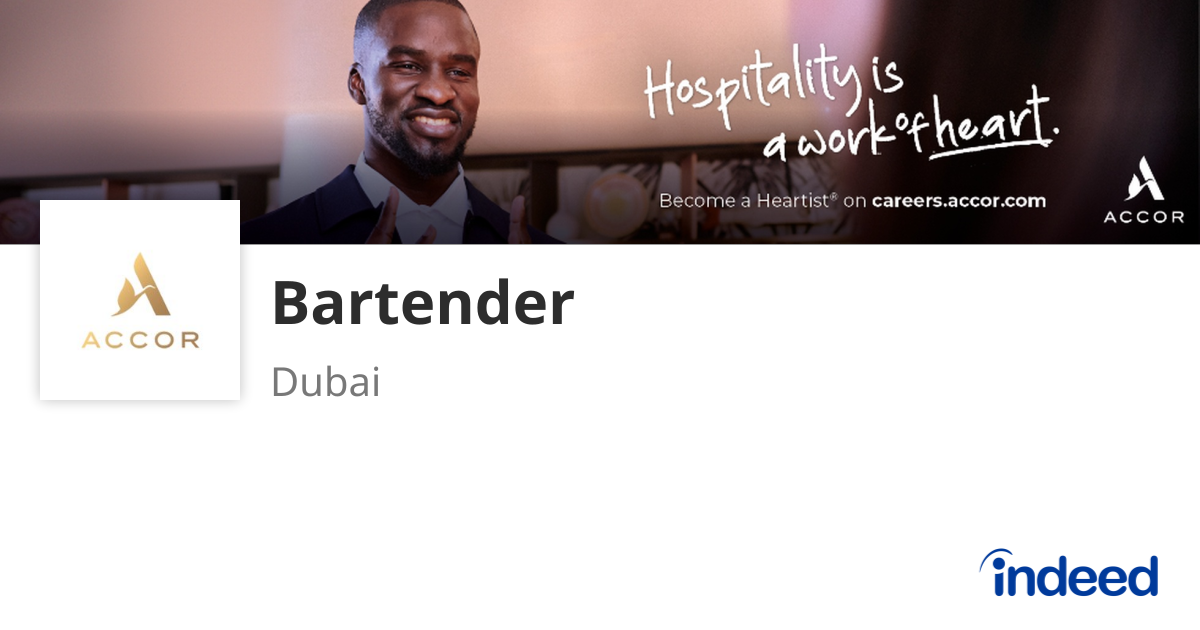 Bartender - Dubai - Indeed.com