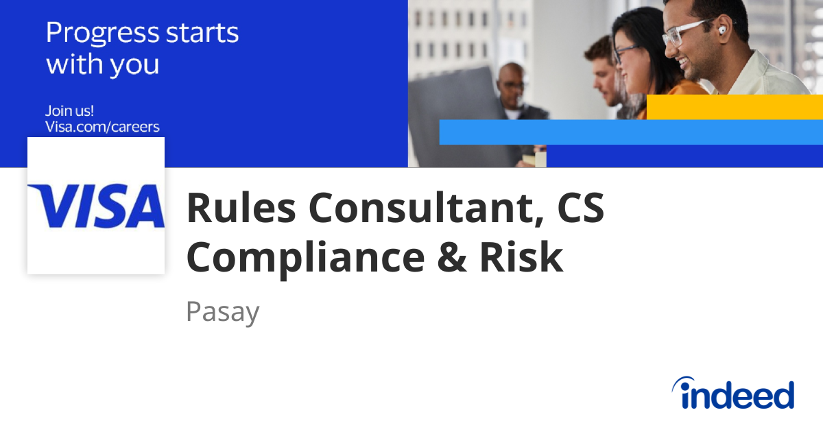 Rules Consultant, CS Compliance & Risk Management - Pasay - Indeed.com