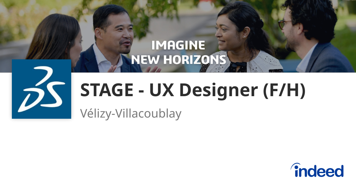 STAGE - UX Designer (F/H) - Vélizy-Villacoublay (78) - Indeed.com