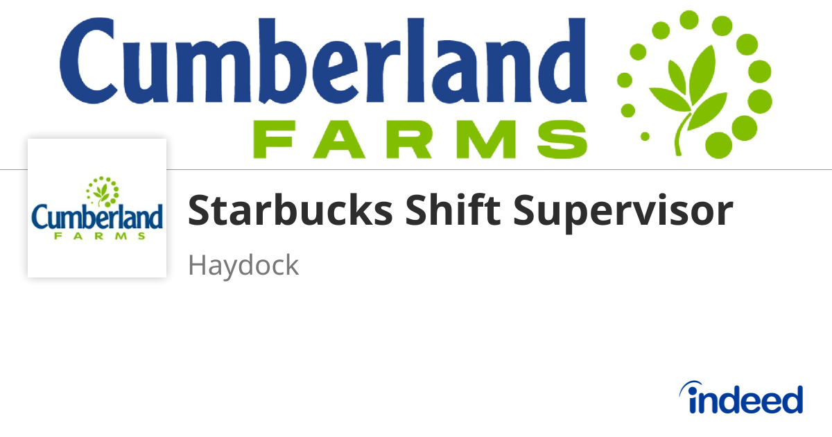 Starbucks Shift Supervisor - Haydock WA11 9TL - Indeed.com