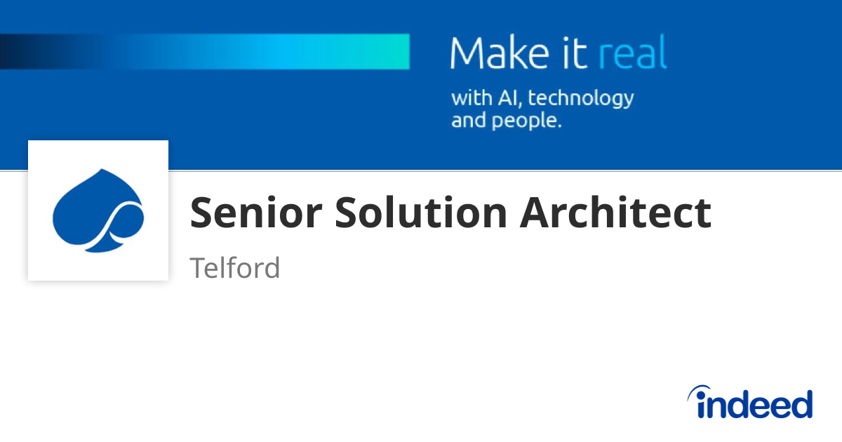 Senior Solution Architect - Worthing - Indeed.com