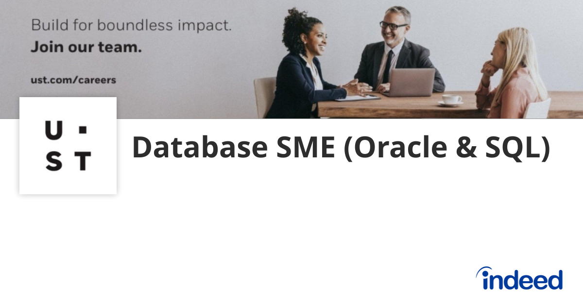Database SME (Oracle & SQL) - Thiruvananthapuram, Kerala - Indeed.com