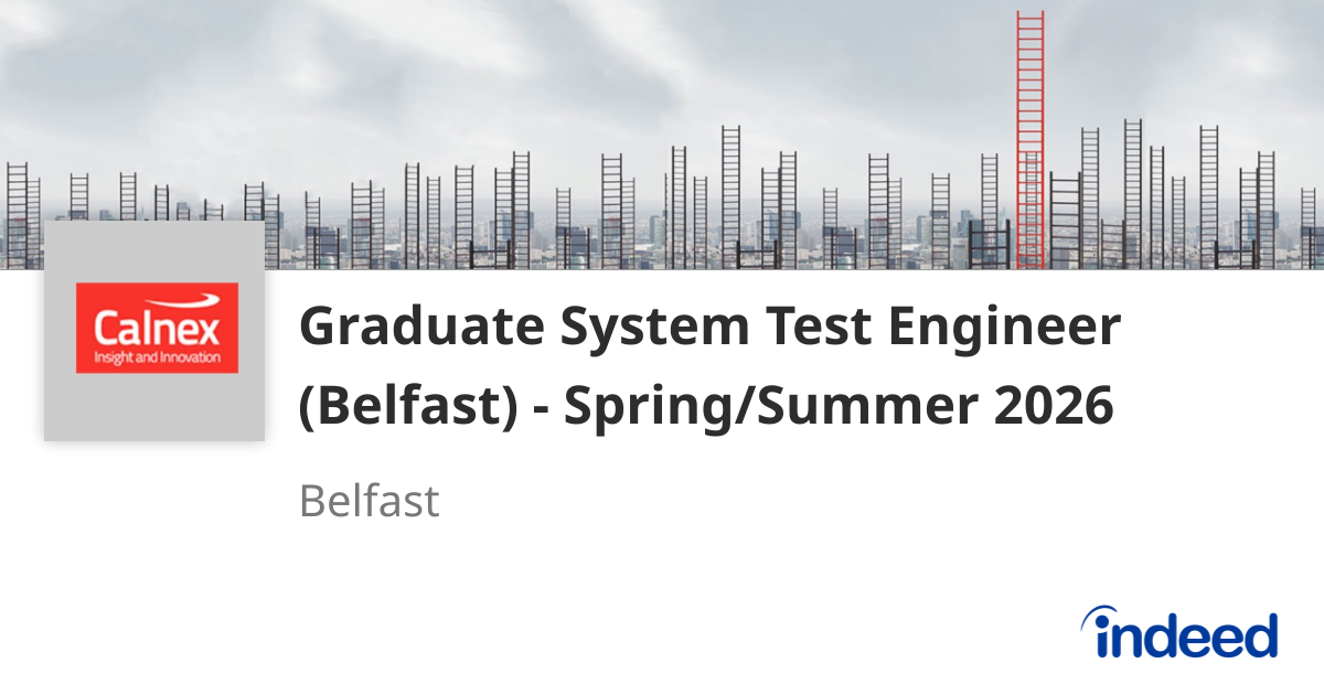 Graduate System Test Engineer (Belfast) - Spring/Summer 2026 - Belfast ...