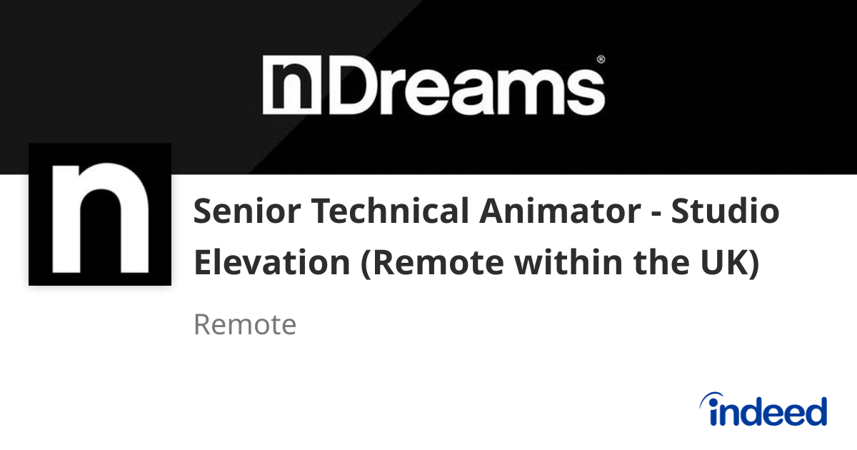 Senior Technical Animator - Studio Elevation (Remote within the UK ...