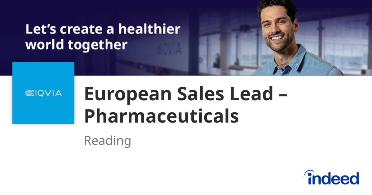 European Sales Lead – Pharmaceuticals - Reading - Indeed.com