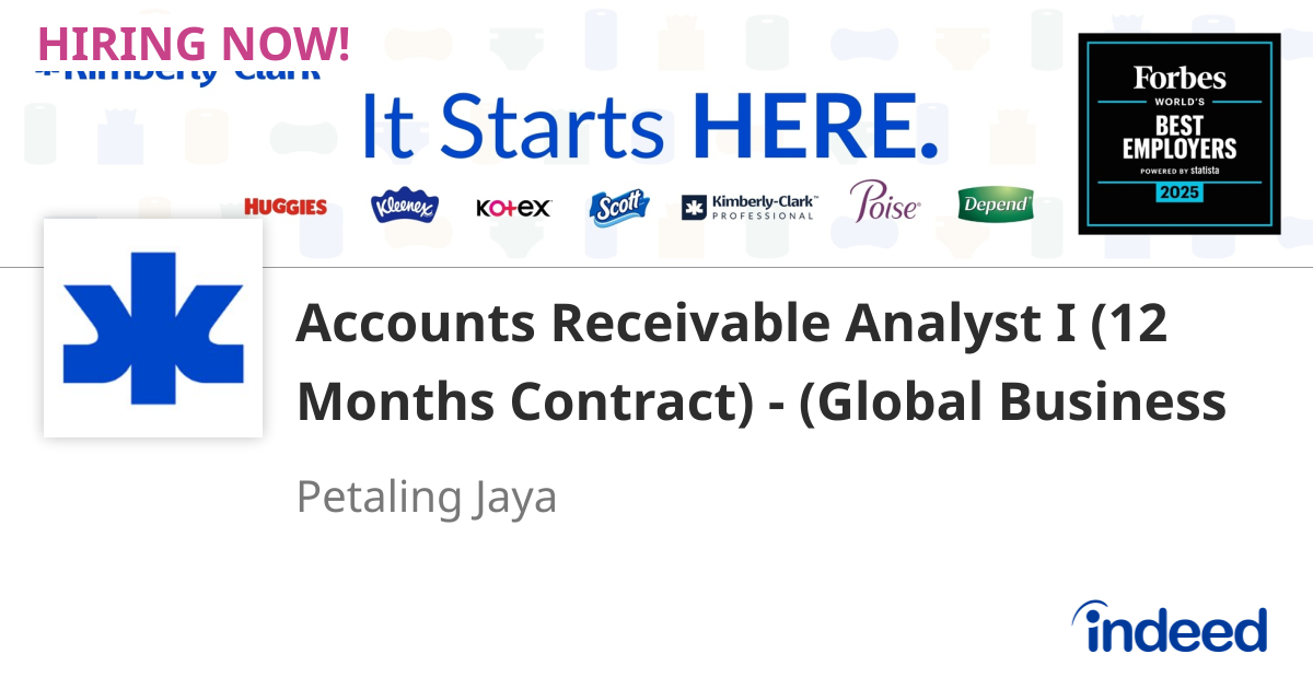 Accounts Receivable Analyst I (12 Months Contract) - (Global Business ...