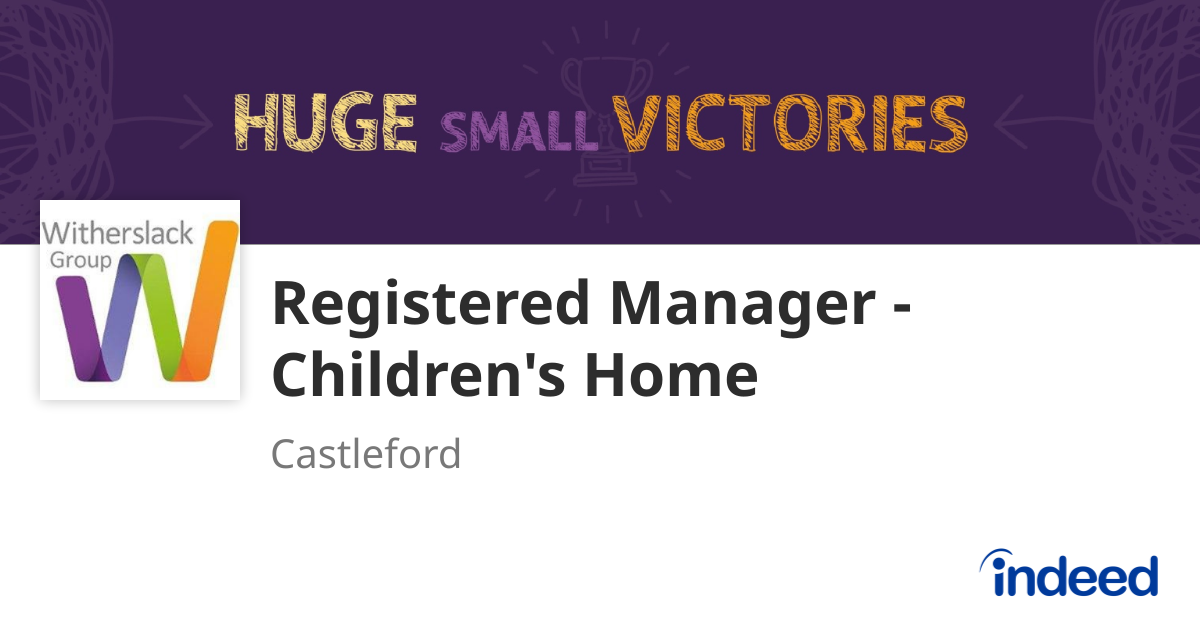 Registered Manager - Children's Home - Castleford WF10 4AZ - Indeed.com