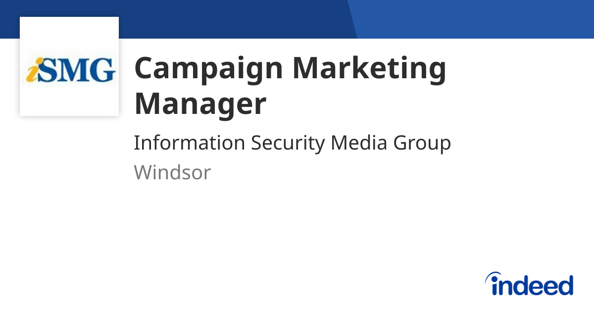 Campaign Marketing Manager - Windsor SL4 3EZ - Indeed.com