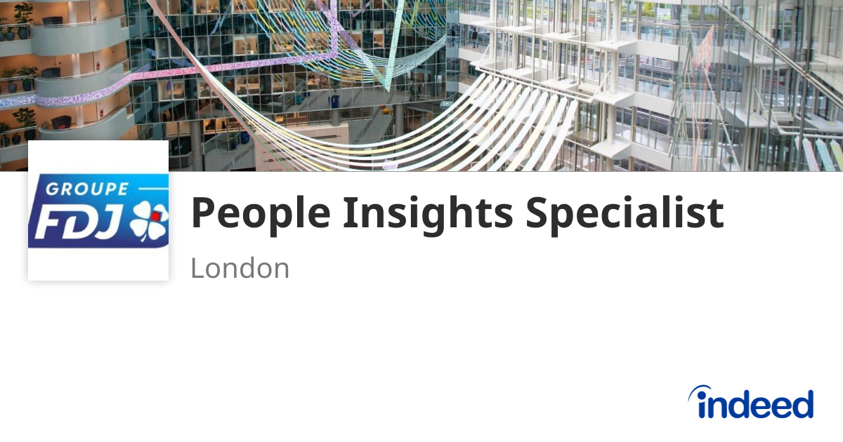 People Insights Specialist - London - Indeed.com