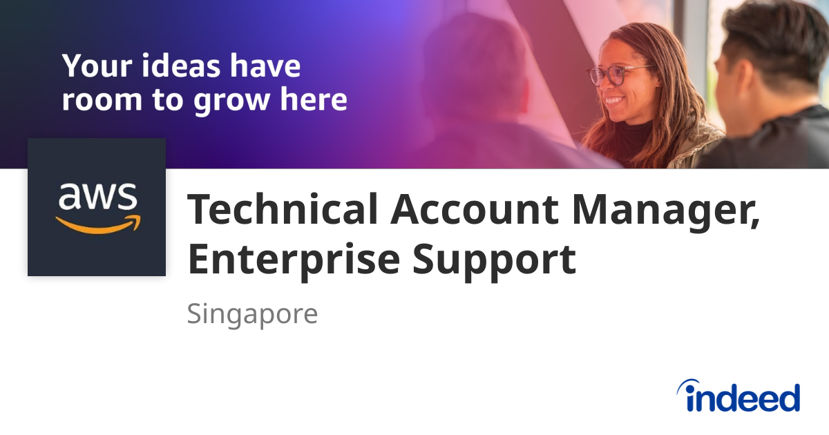 Technical Account Manager, Enterprise Support - Singapore - Indeed.com