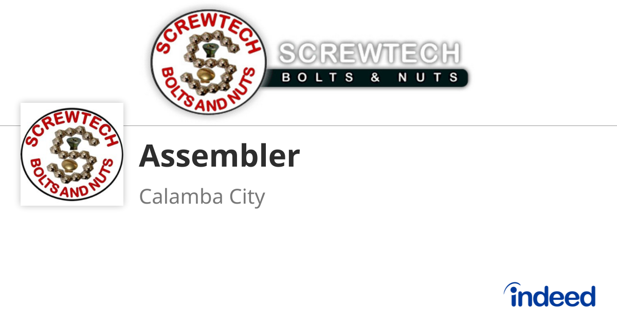 Assembler - Calamba City - Indeed.com