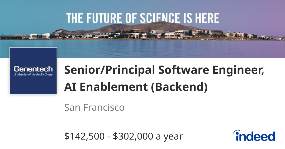 Senior/Principal Software Engineer, AI Enablement (Backend) - 4070 Basel, BS - Indeed.com