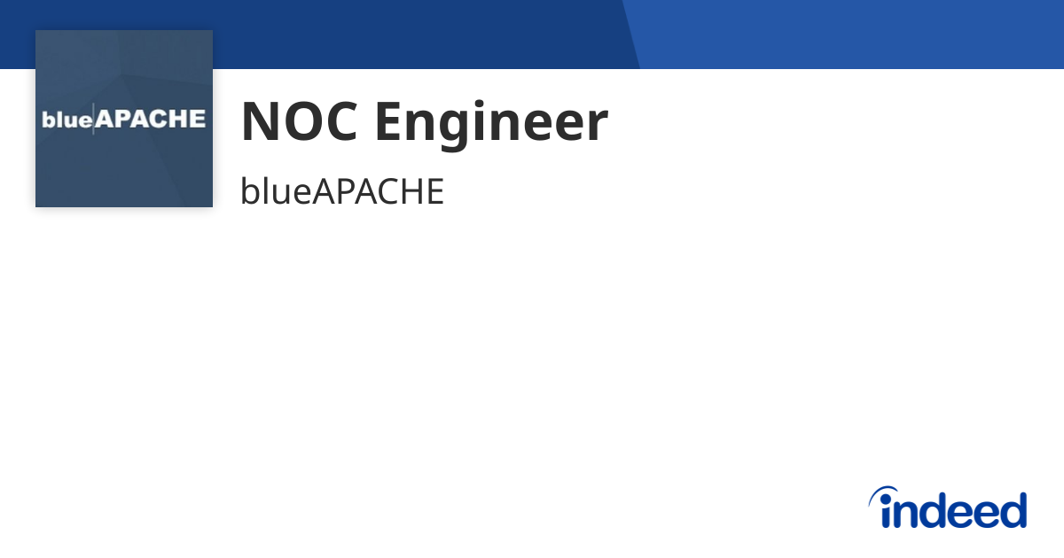 NOC Engineer - National Capital Region - Indeed.com