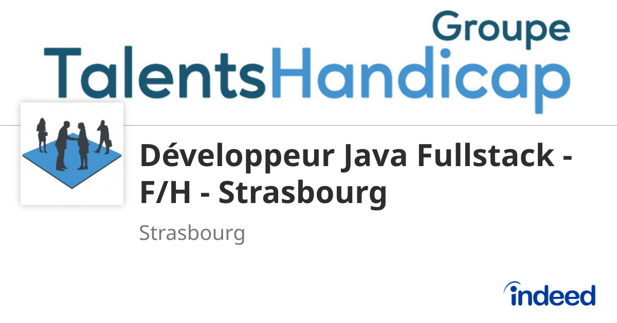 Développeur Java Fullstack - F/H - Strasbourg - 67000 Strasbourg ...