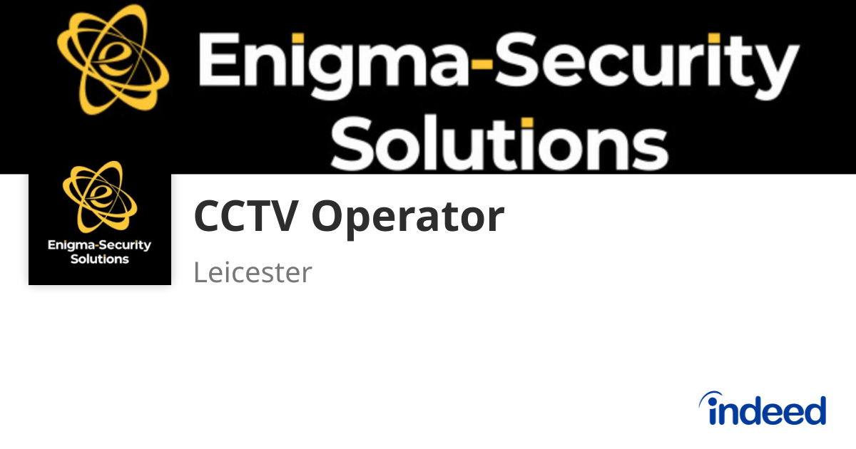 CCTV Operator - Leicester LE3 - Indeed.com