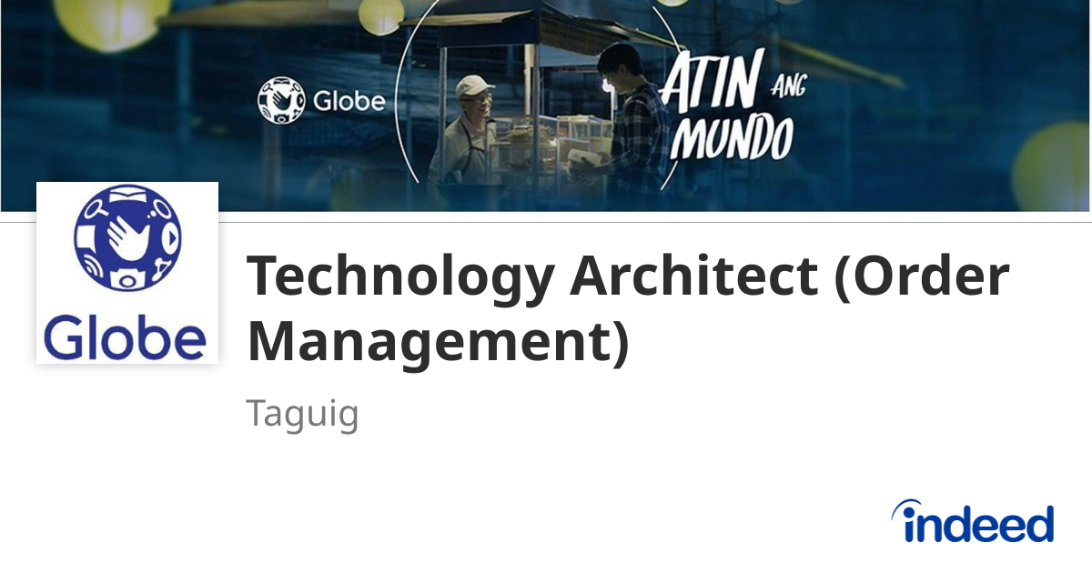 Technology Architect (Order Management) - Taguig - Indeed.com