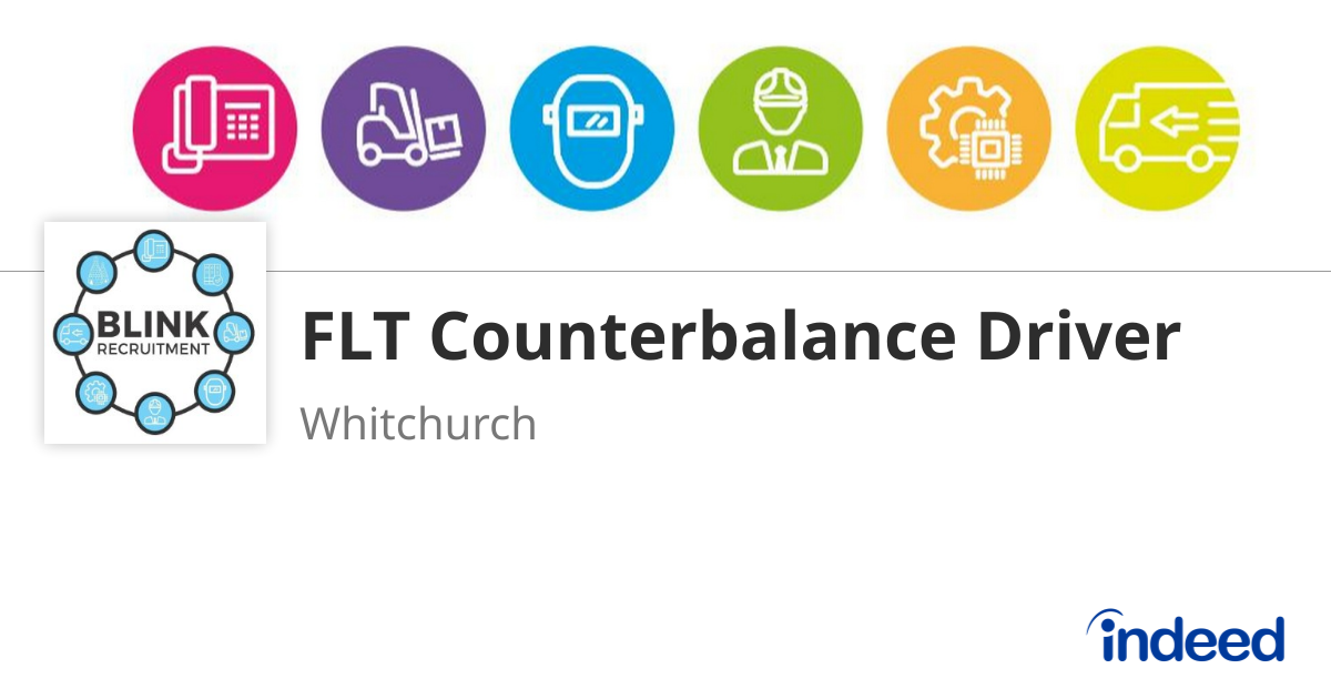 FLT Counterbalance Driver - Whitchurch SY13 3HZ - Indeed.com