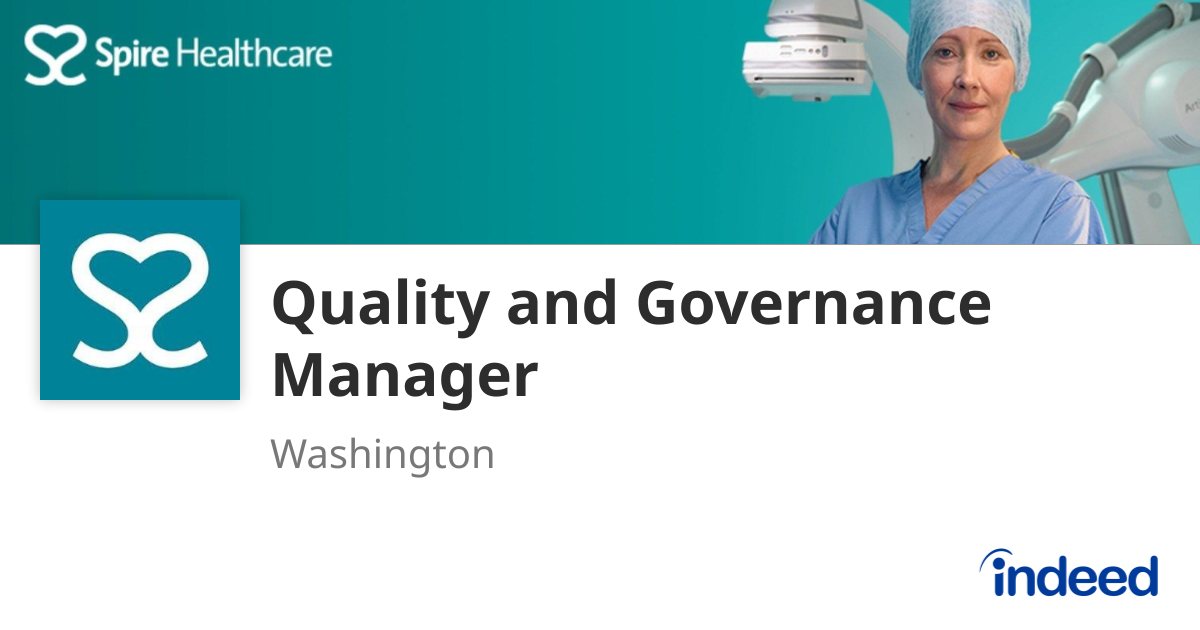 Quality and Governance Manager - Washington NE38 9JZ - Indeed.com