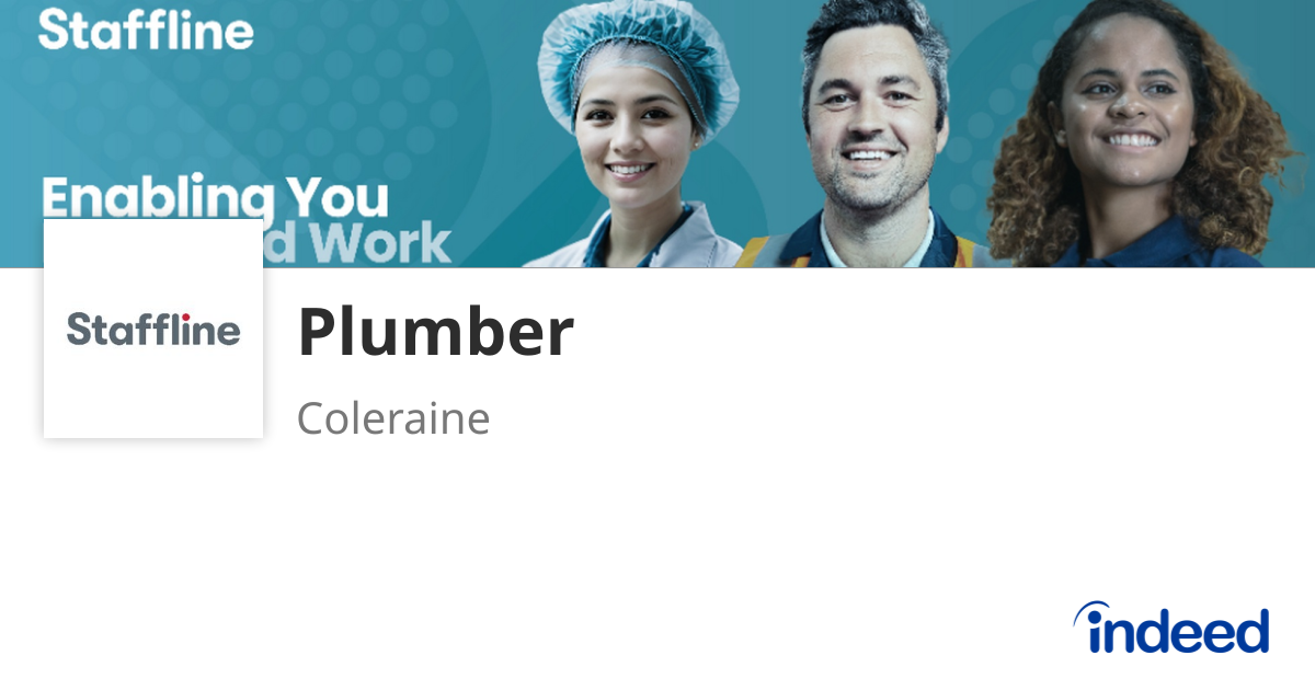 Plumber - Coleraine - Indeed.com