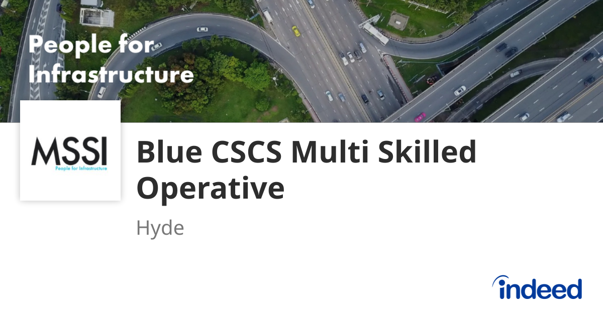Blue CSCS Multi Skilled Operative - Hyde SK14 6LG - Indeed.com